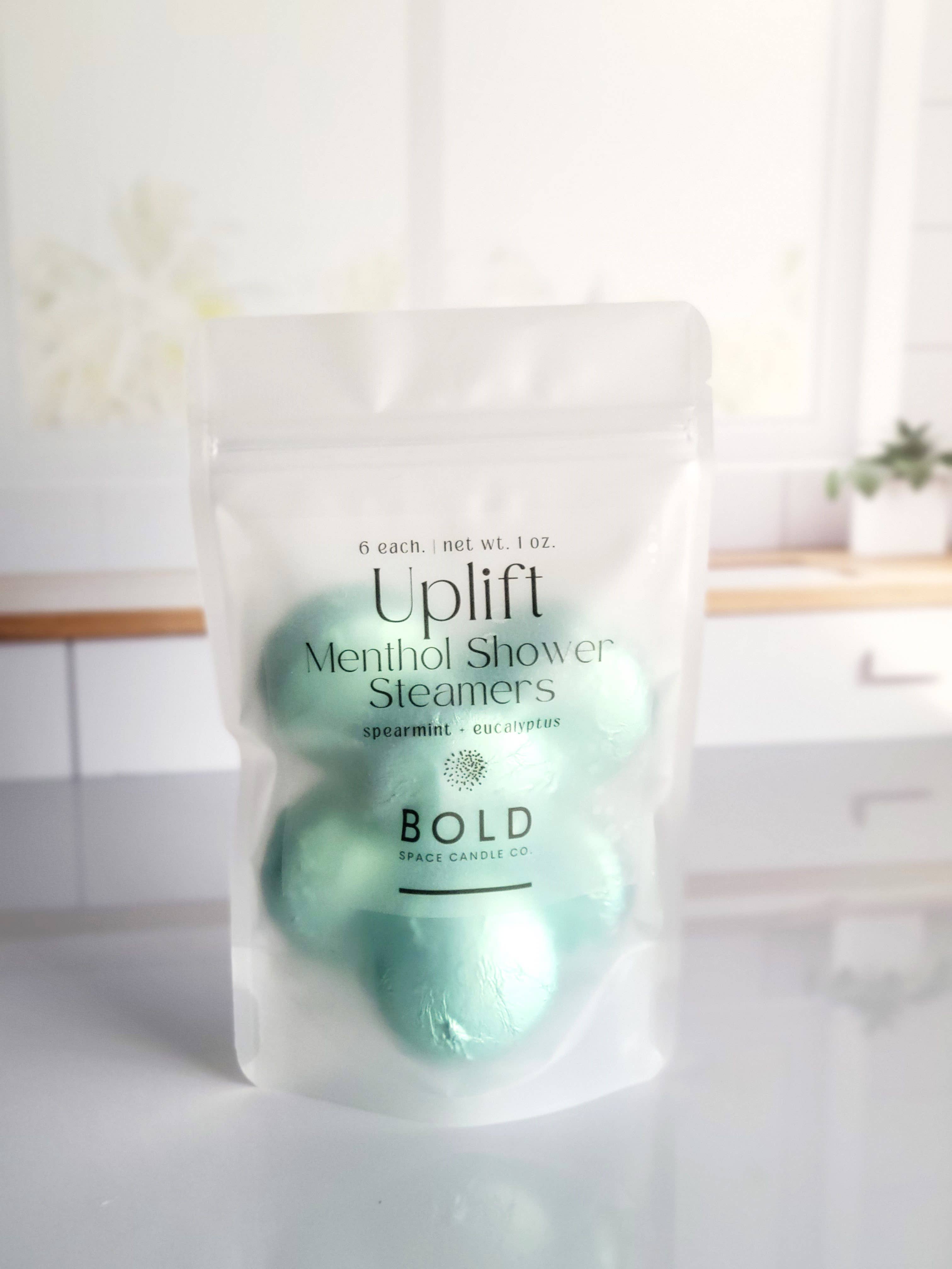 Uplift - Eucalyptus & Spearmint Menthol Shower Steamers – Bedside Manor